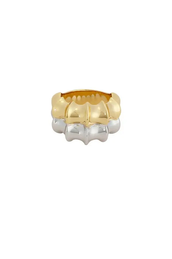 JENNIFER FISHER Murphy Double Ring - Two Tone