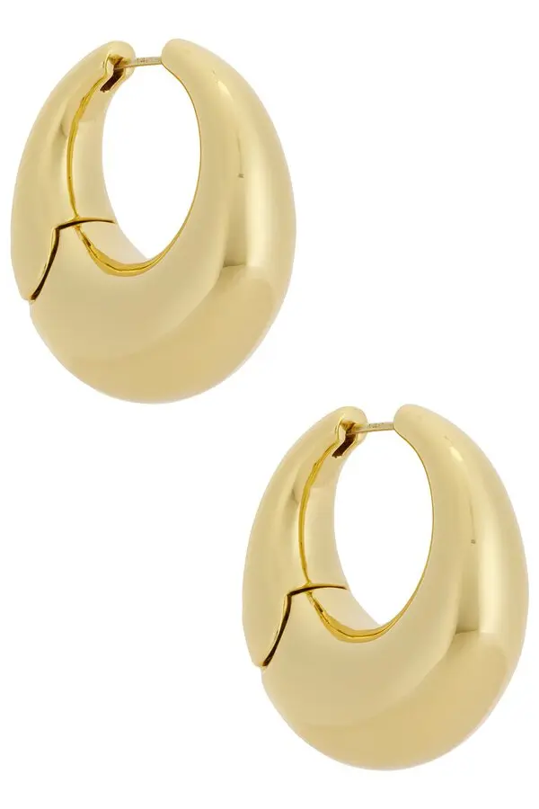 JENNIFER FISHER Dylan Mini Hoop Earrings - Yellow Gold