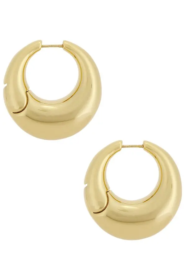 JENNIFER FISHER Dylan Mini Hoop Earrings - Yellow Gold