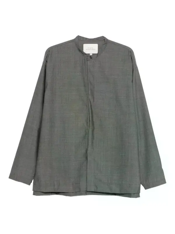 Studio Nicholson Round-neck Shirt - Grey