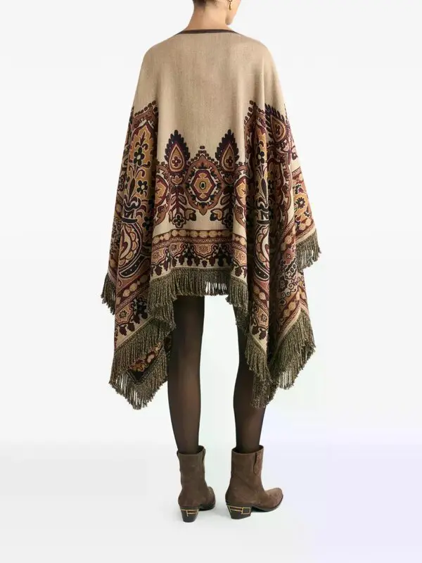 Etro Floral-paisley Jacquard Cape