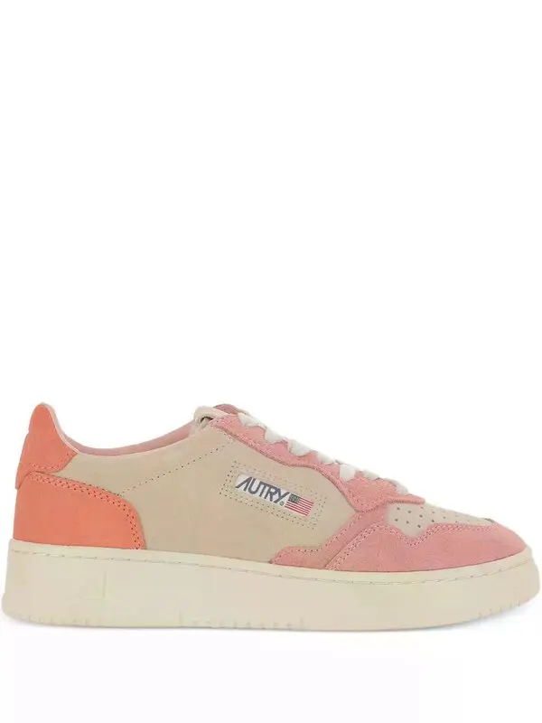 AUTRY Medalist Low-top Tri-colour Suede Sneakers - Neutrals