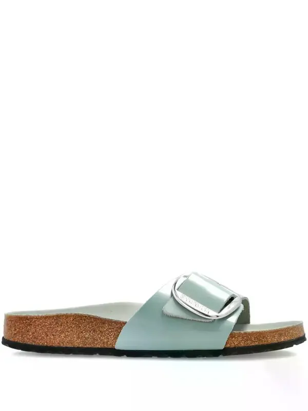 BIRKENSTOCK Madrid Big Buckle Leather Sandals - Blue