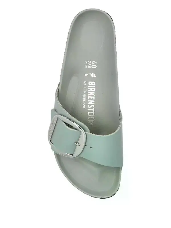 BIRKENSTOCK Madrid Big Buckle Leather Sandals - Blue