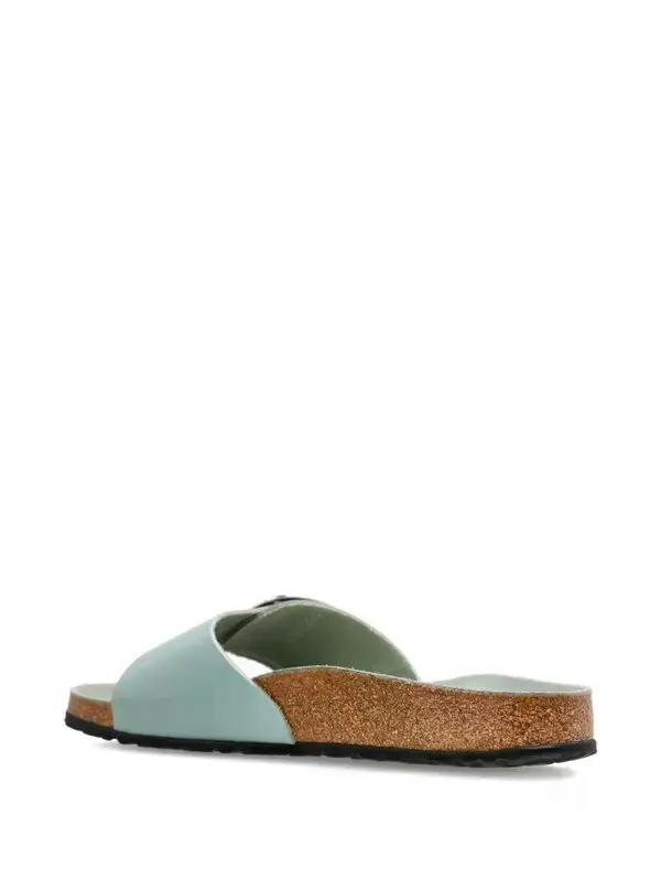 BIRKENSTOCK Madrid Big Buckle Leather Sandals - Blue