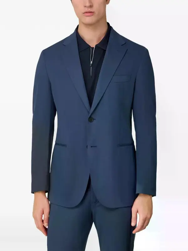 Boggi Milano Single-breasted Patch Pocket Jacket