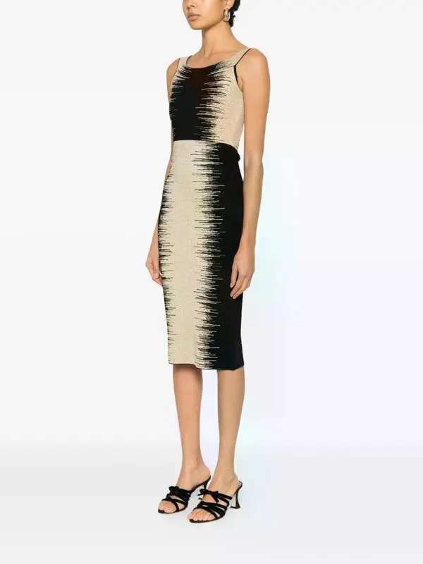 Herve Leger Arwen Striped Dress