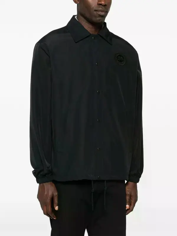 Canada Goose Logo-patch Jacket - Black