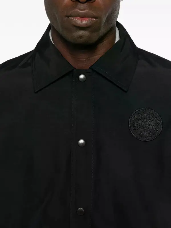 Canada Goose Logo-patch Jacket - Black