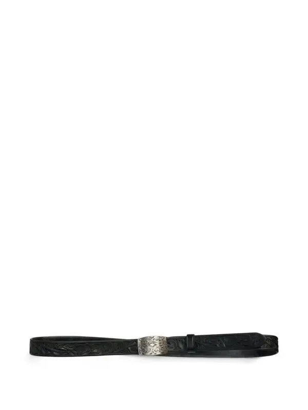 Ralph Lauren Hand-tooled Leather Belt