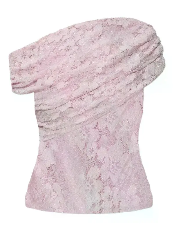 SELF-PORTRAIT Laced Draped Top