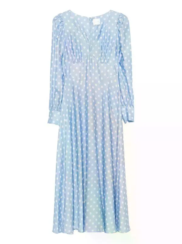 Posse Tillie Polka-dot Maxi Dress