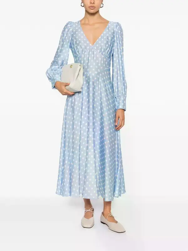 Posse Tillie Polka-dot Maxi Dress