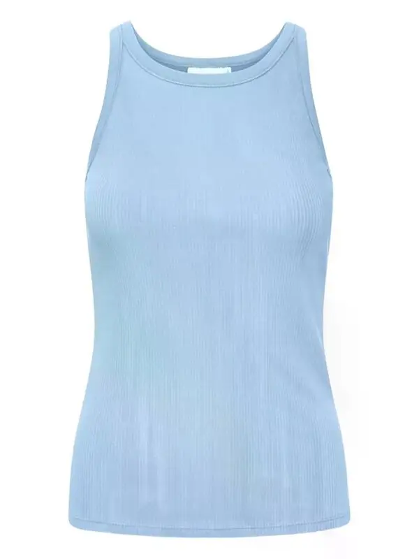 GESTUZ Drew Ribbed Racer-back Top