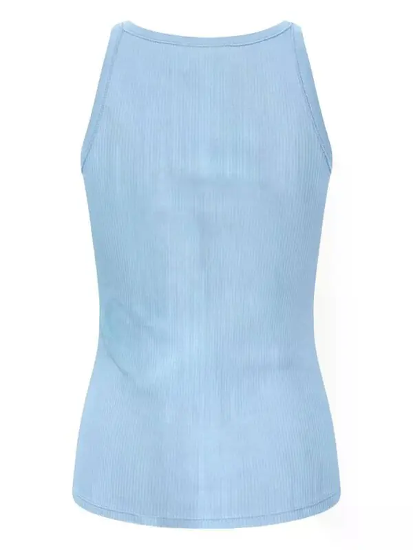 GESTUZ Drew Ribbed Racer-back Top