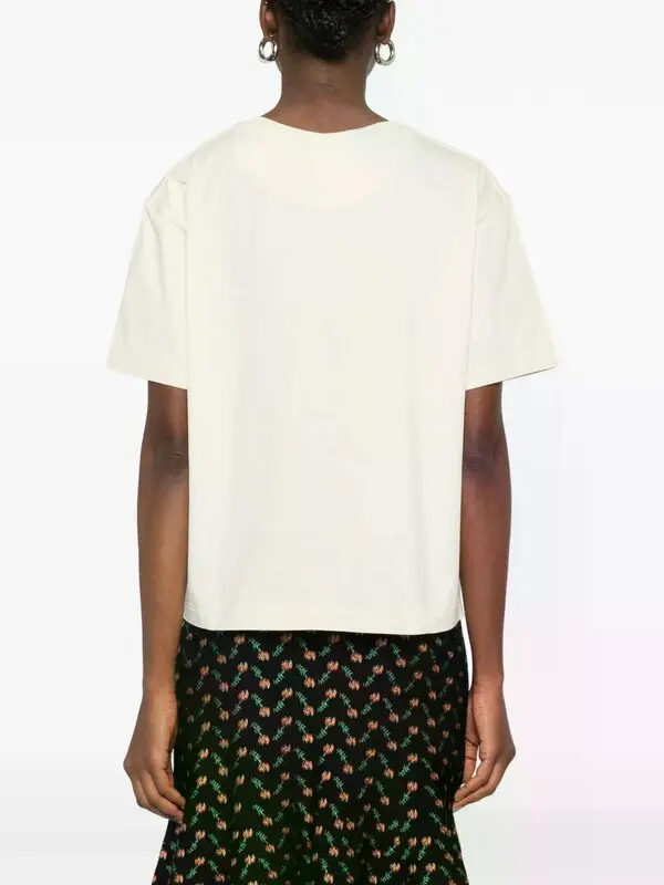 Alexander McQueen Logo T-shirt - Neutrals