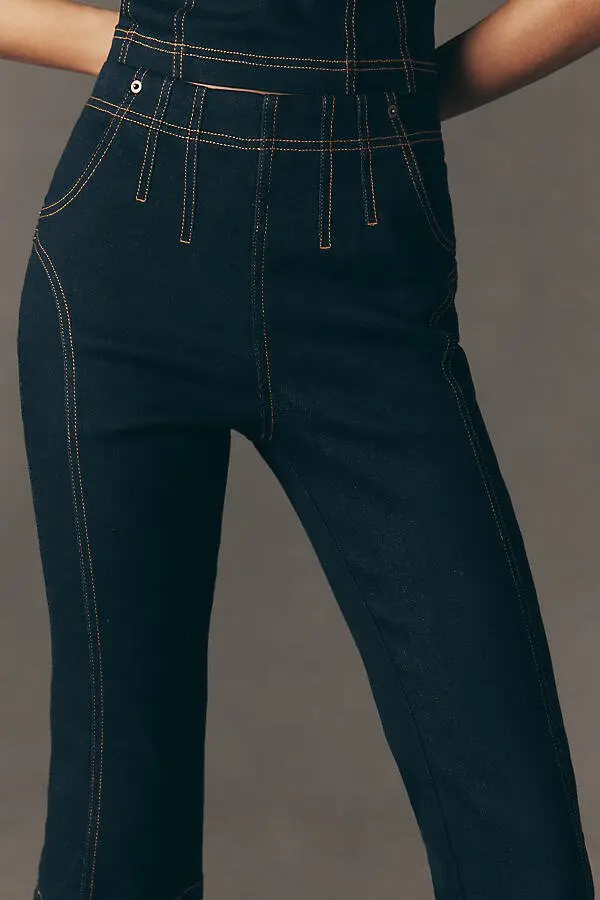 PILCRO Bella Capri High-rise Straight Jeans