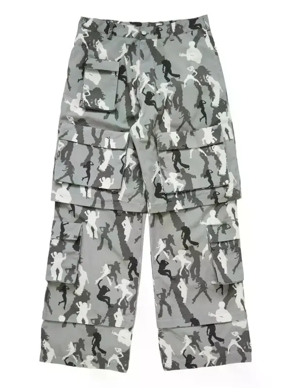 SPENCER BADU Camo Cargo Trousers