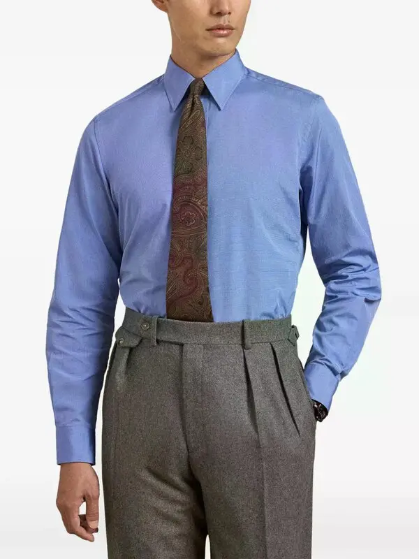Ralph Lauren Purple Label End-on-end Buttoned Shirt