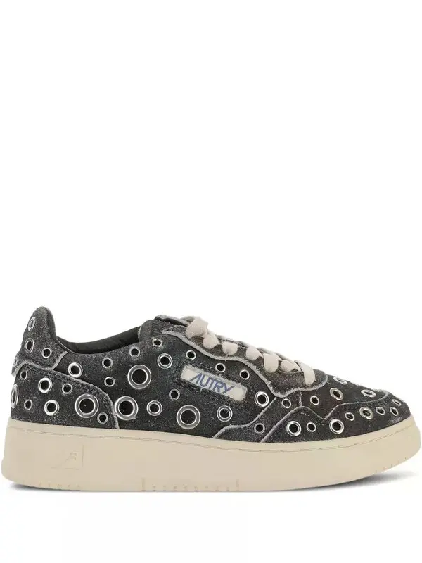 AUTRY Medalist Eyelet-embellished Sneakers