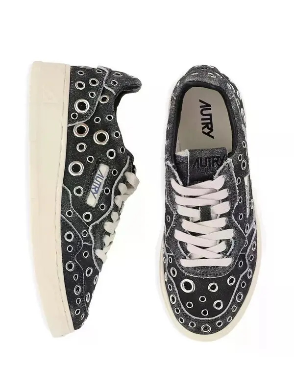 AUTRY Medalist Eyelet-embellished Sneakers