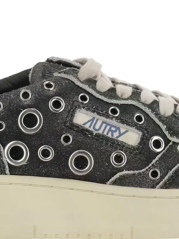 AUTRY Medalist Eyelet-embellished Sneakers