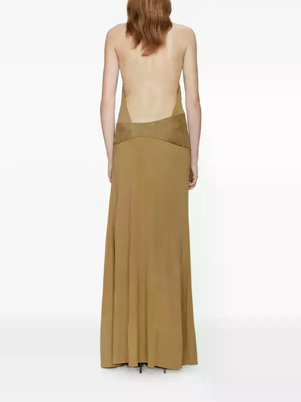Christopher Esber Contour Halterneck Belted Dress