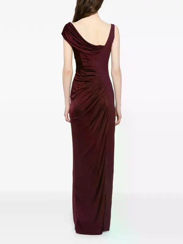 Versace Medusa '95 Draped Gown - Red