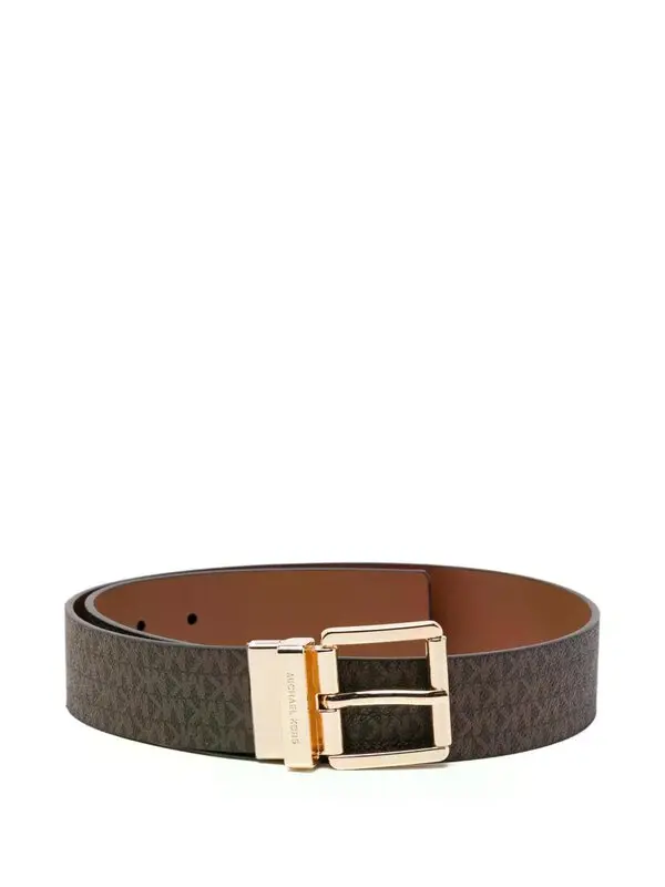 Michael Kors Reversible Logo Belt - Brown