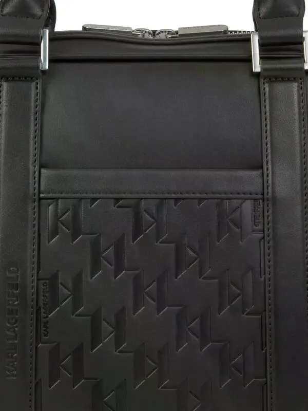 Karl Lagerfeld K/traveller Embossed Briefcase