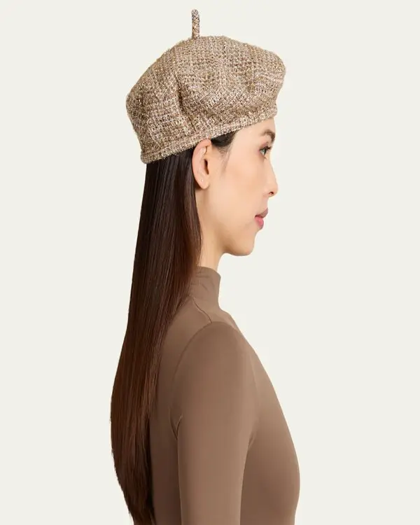 Eugenia Kim Carter Tweed Beret