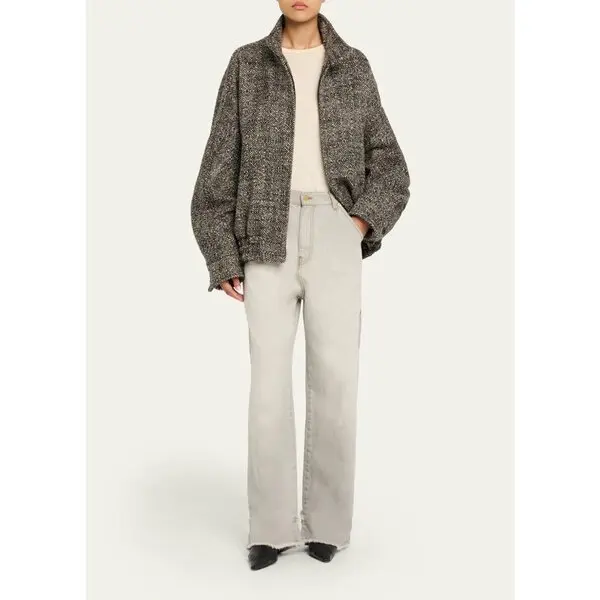 DARKPARK Lee Oversized Herringbone Bomber Jacket