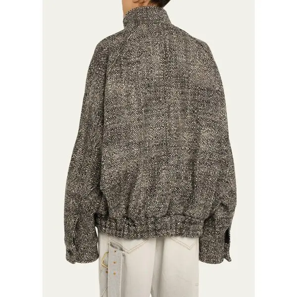 DARKPARK Lee Oversized Herringbone Bomber Jacket
