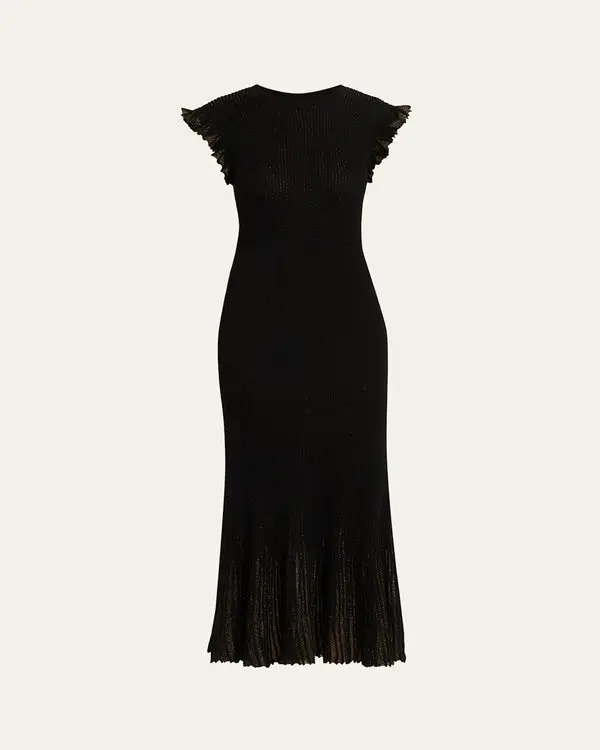 Ulla Johnson Noelle Sleeveless Midi Dress - Noir