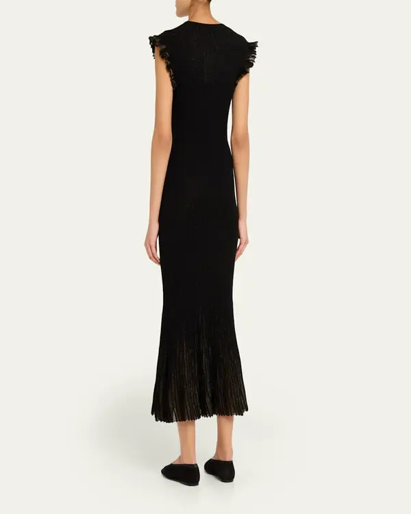 Ulla Johnson Noelle Sleeveless Midi Dress - Noir