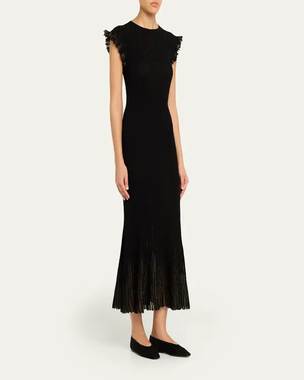 Ulla Johnson Noelle Sleeveless Midi Dress - Noir