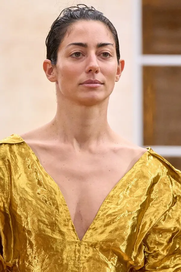 Gabriela Hearst Fides Midi Dress - Gold | Editorialist