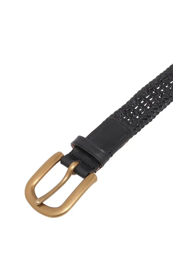 Gabriela Hearst Sam Braided Leather Belt