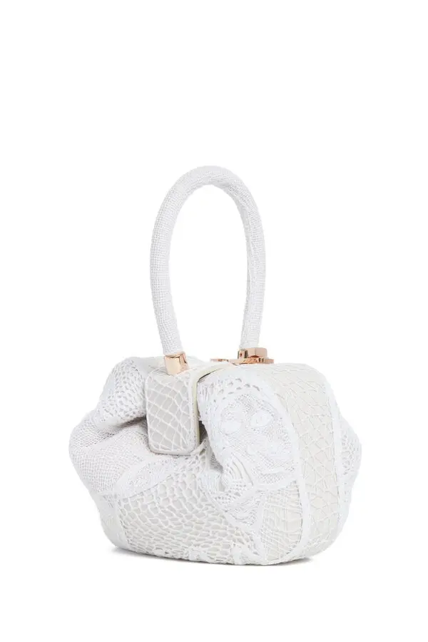 Gabriela Hearst Nina Bag In Nappa Leather With Cotton Macrame