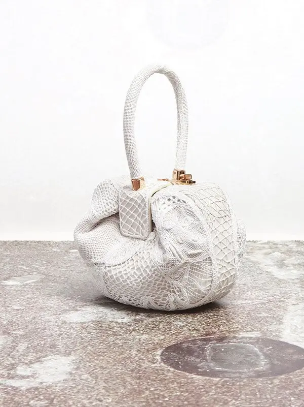 Gabriela Hearst Nina Bag In Nappa Leather With Cotton Macrame