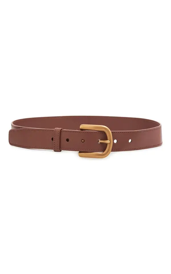 Gabriela Hearst Sam Leather Belt - Cognac