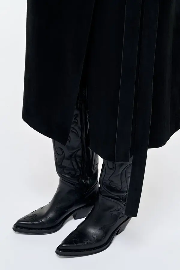 Gabriela Hearst Capitana Leather Cowboy Boots