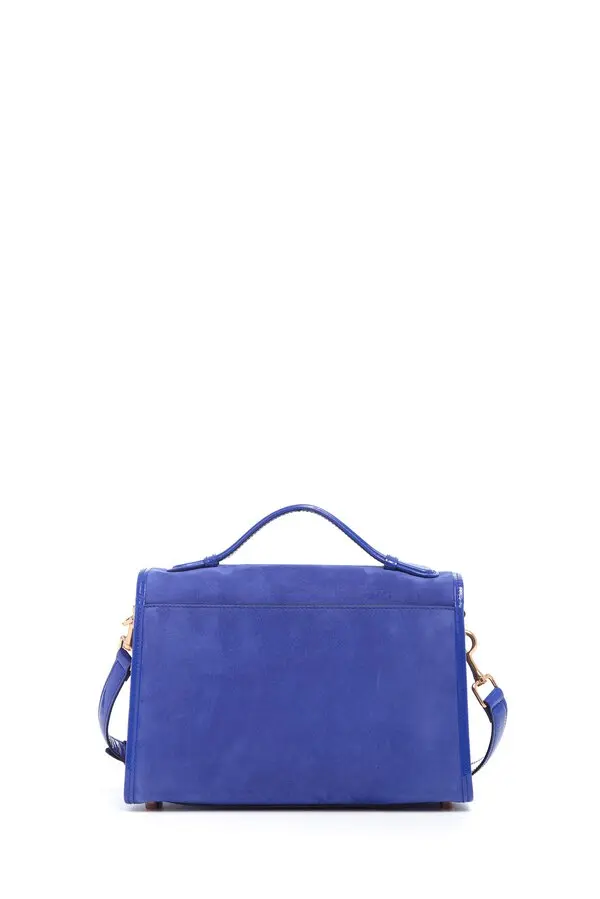 Gabriela Hearst Medium Leonora Flap Bag - Cobalt