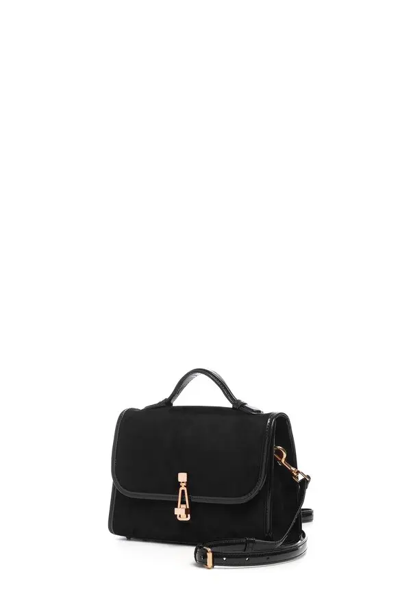 Gabriela Hearst Small Leonora Flap Bag - Black