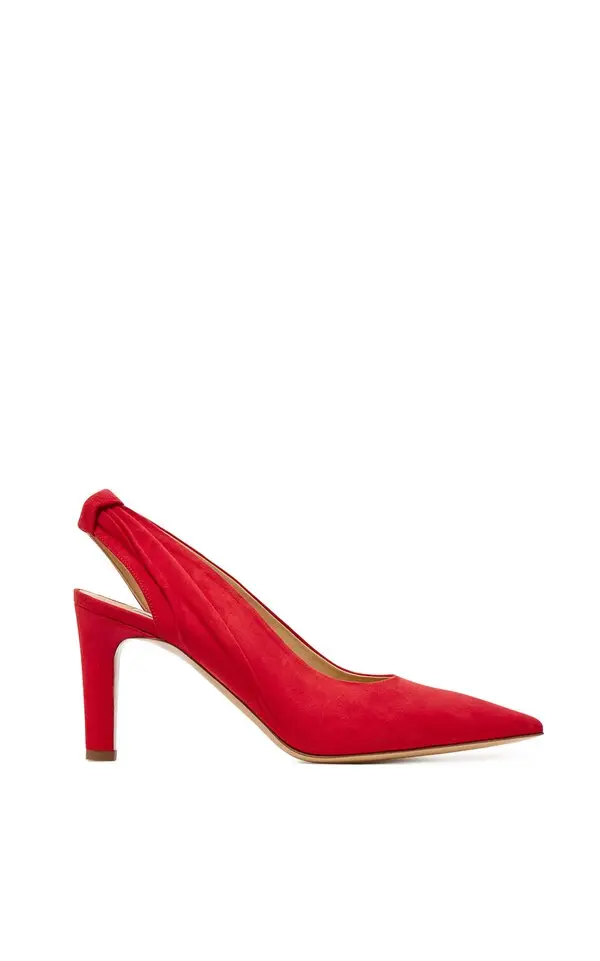 Gabriela Hearst Amari Slingback Pumps - Red