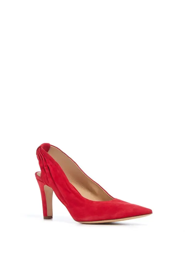 Gabriela Hearst Amari Slingback Pumps - Red