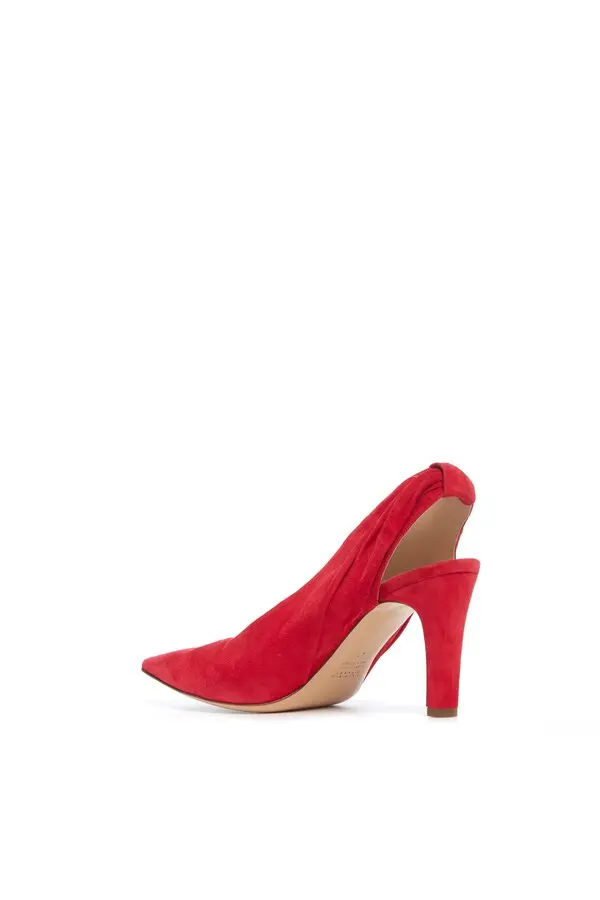 Gabriela Hearst Amari Slingback Pumps - Red