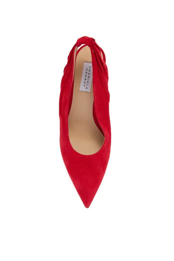 Gabriela Hearst Amari Slingback Pumps - Red