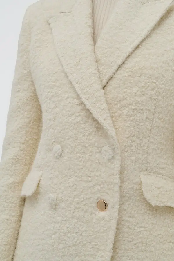Gabriela Hearst Stephanie Recycled Cashmere Boucle Blazer - Ivory