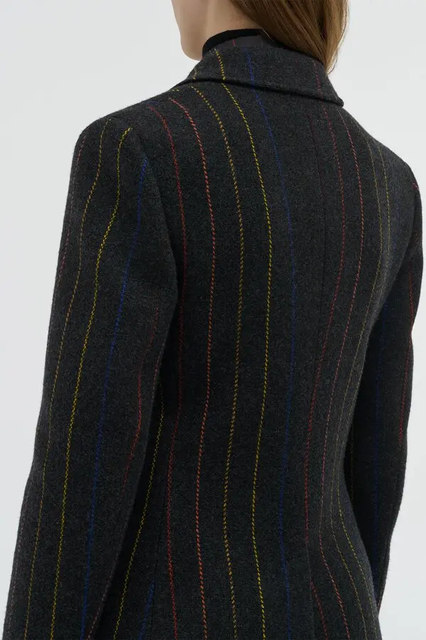 Gabriela Hearst Leiva Pinstripe Wool Cashmere Blazer
